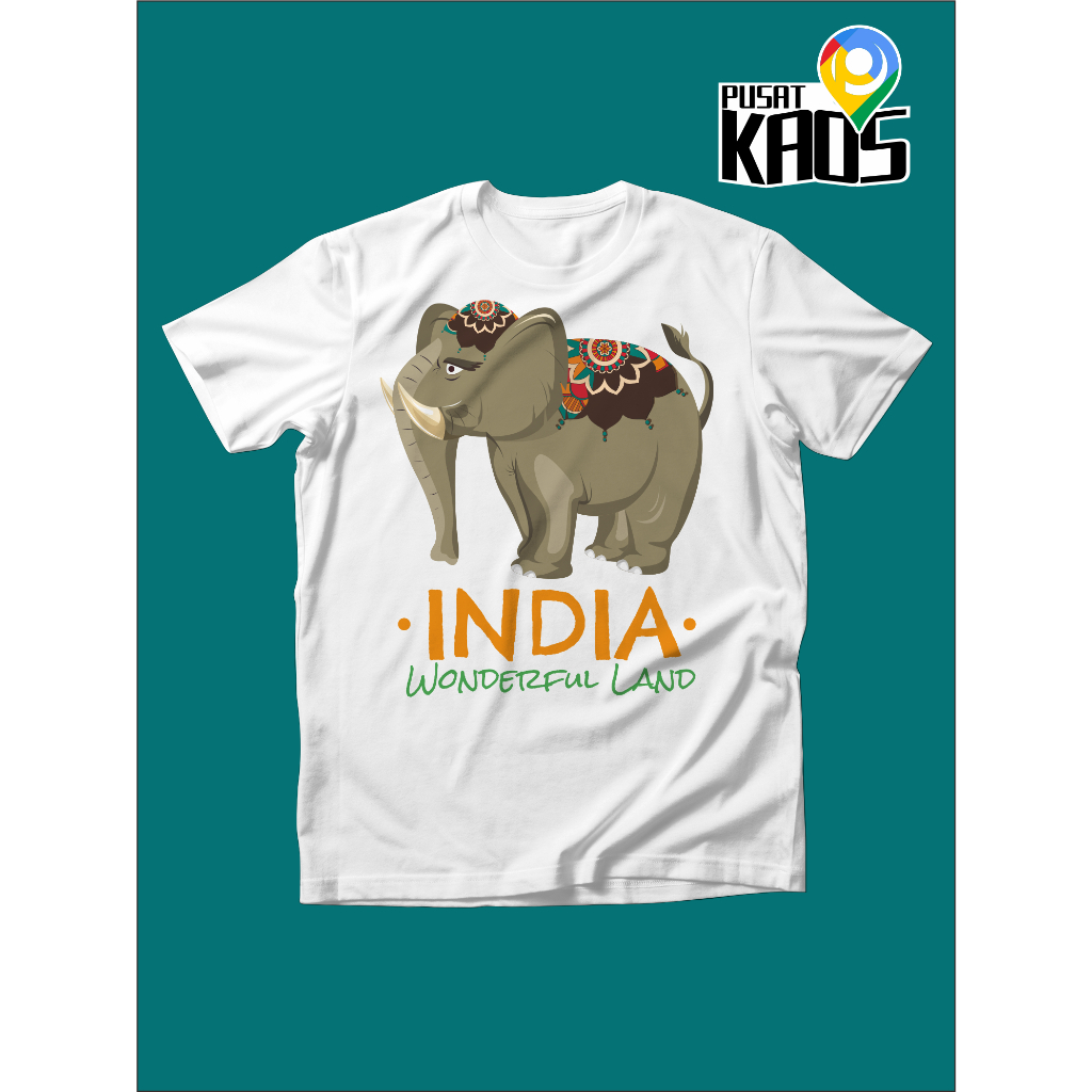 Jual PUSATKAOS BAJU KAOS INDIA PRINDAPAN PRINDAVAN OLEH OLEH SOUVENIR ...