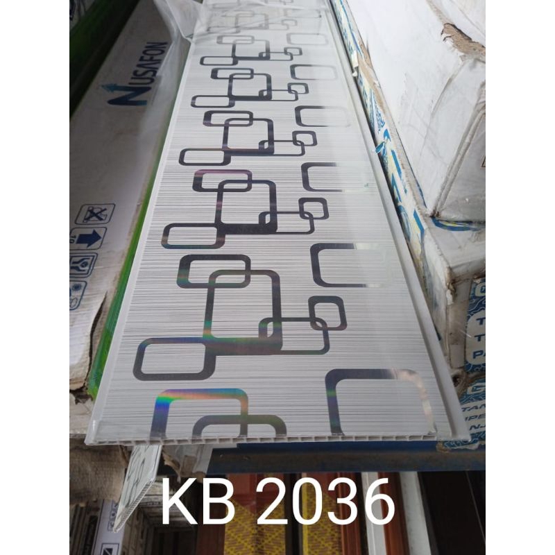 Jual Plafon PVC 1 Dus Isi 15 Lembar Panjang 5 Meter Lebar 20 cm Atap ...