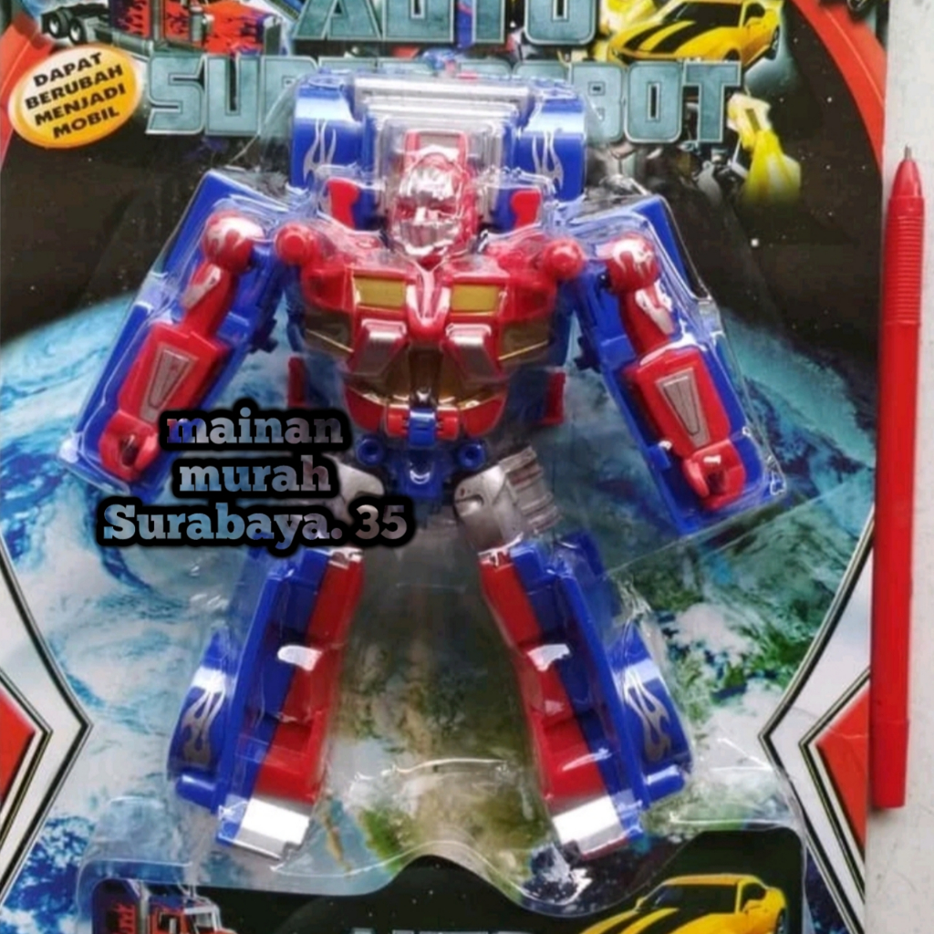 Jual Mainan Anak Robot Berubah Jadi Mobil 05020 Robot Transformable ...