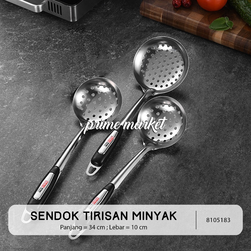 Jual Sendok Sup Sop Spatula Kuali berlubang / Sendok Sayur Berlubang ...