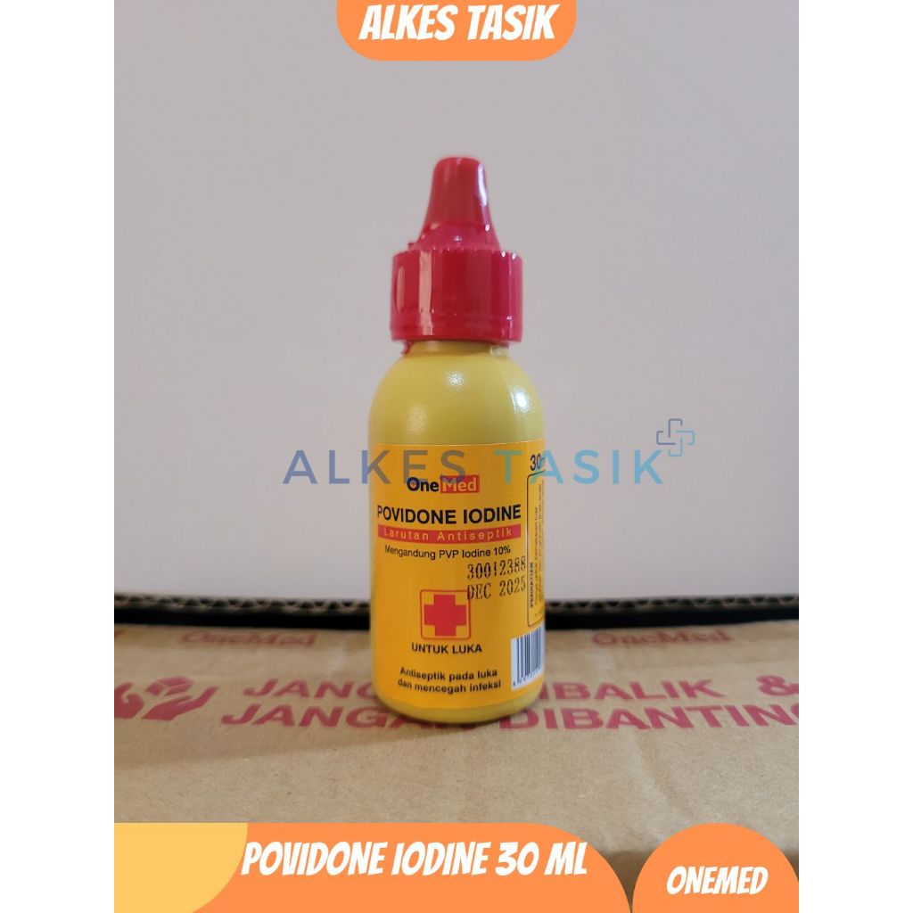 Jual Povidone Iodine Onemed 30 Ml Obat Merah Tetes Murah | Shopee Indonesia