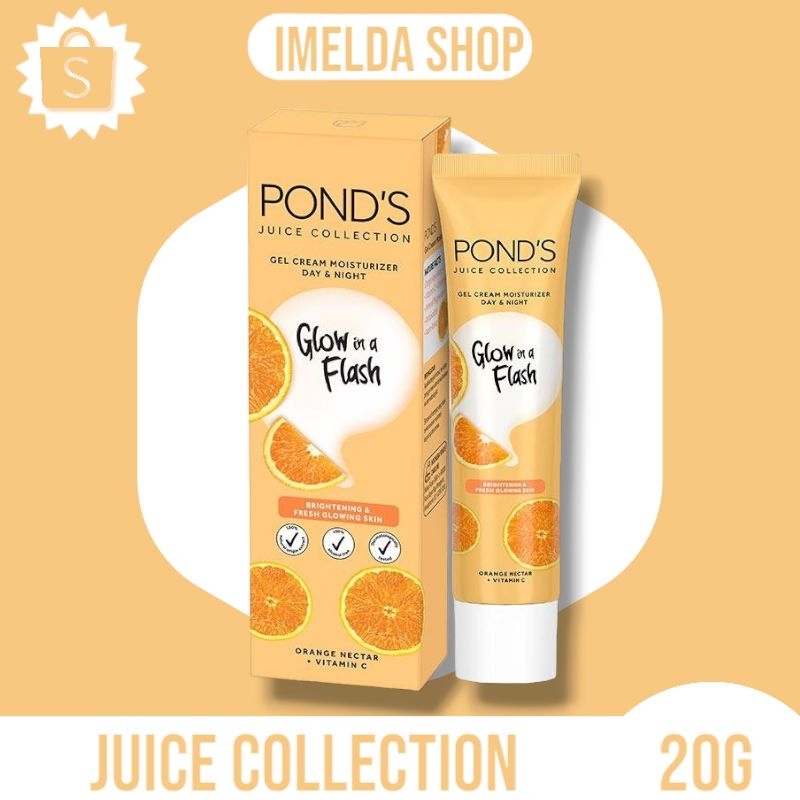 Jual PONDS juice collection moisturizer orange 20g | Shopee Indonesia