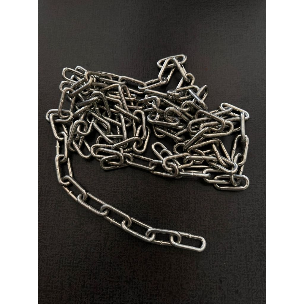 Jual Rantai kecil besi ukuran 1/8 inci rante kapal pagar gudang kantor ...