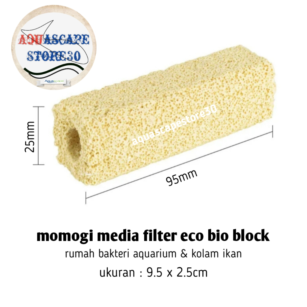 Jual momogi media filter eco bio block small filter aquarium rumah ...