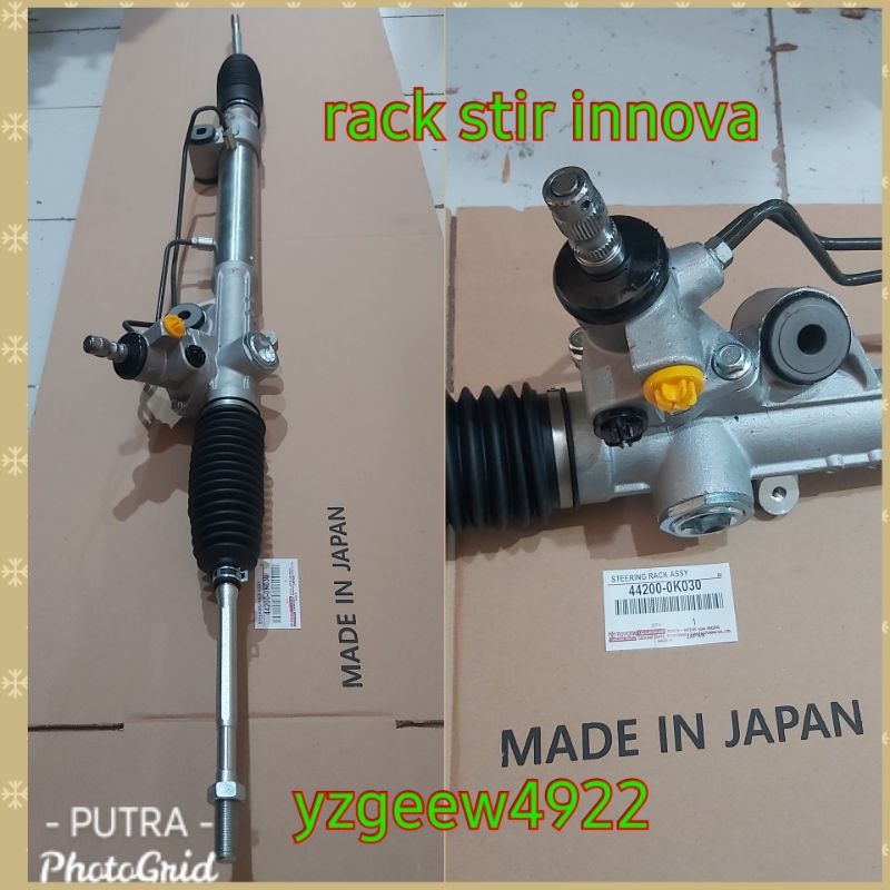 Jual rack steering assy rack stir bak stir kijang innova inova japan ...