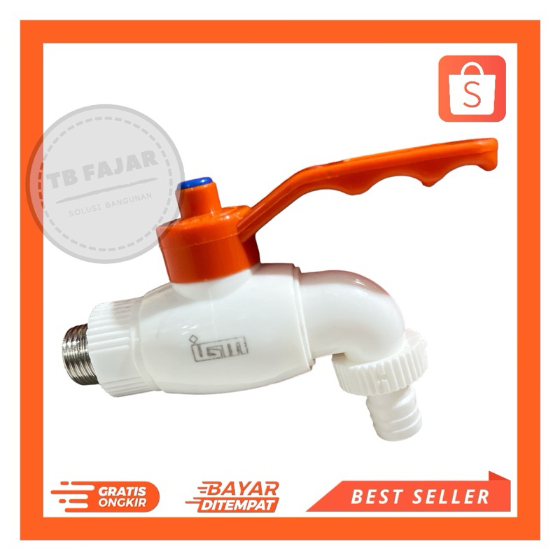 Jual Kran Tembok PVC Jumbo IGM 1/2" dan 3/4" | Shopee Indonesia