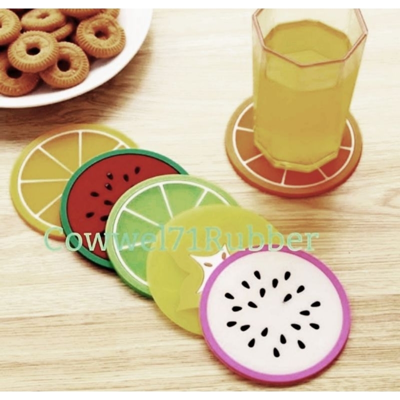 Jual Tatakan Gelas Karet | Coaster Rubber Custom | Shopee Indonesia