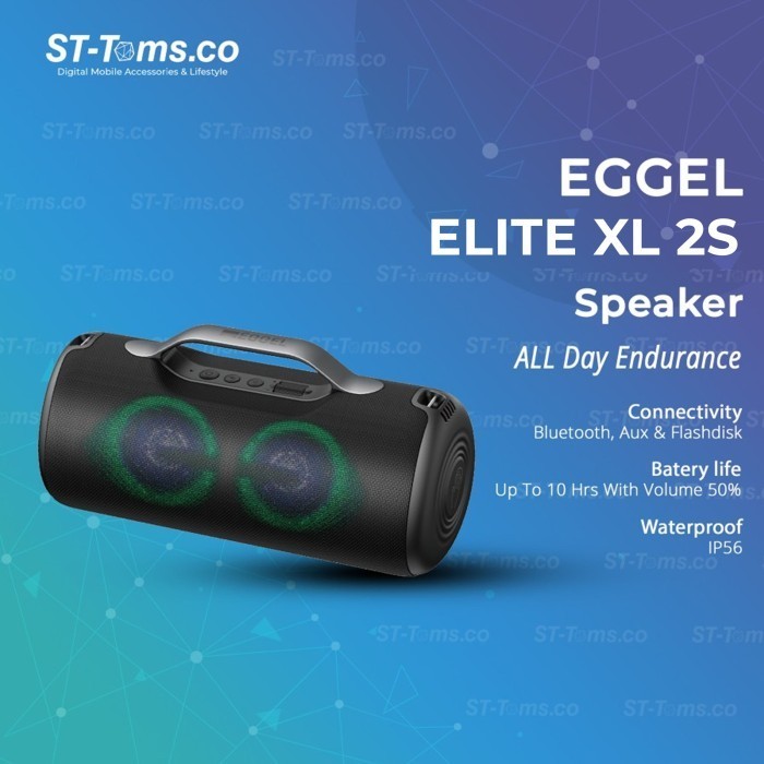 Jual Eggel Elite XL 2S Waterproof Speaker Portable Bluetooth | Shopee Indonesia