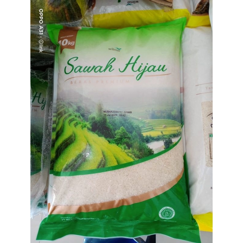 Jual Beras Sawah Hijau 10 Kg | Shopee Indonesia