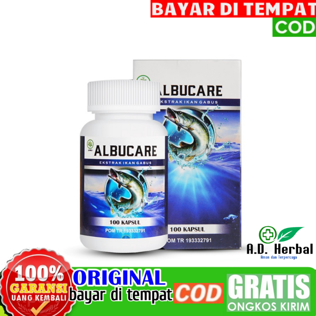 Jual Albucare Suplemen Herbal Ekstrak Albumin Ikan Gabus Asli Baik ...