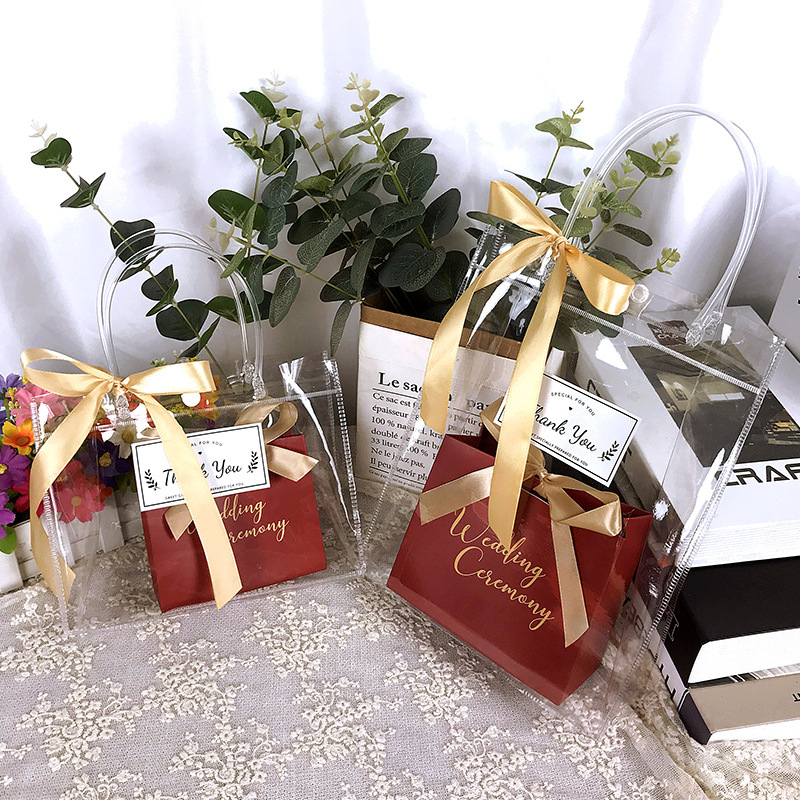 Jual (Khusus Kota Batam) Tas Mika Kancing Transparan / Souvenir Bag ...