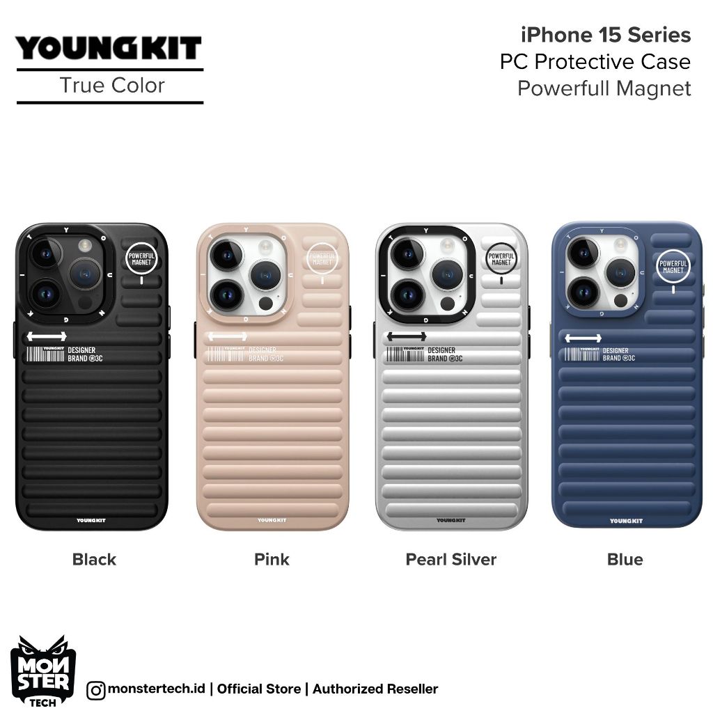 Jual YOUNGKIT True Color Magsafe Protection Case for iPhone 15 Pro Max ...