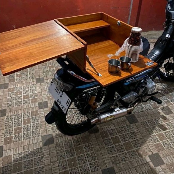 Jual BOX KOPI KELILING MOTOR UNTUK JUALAN KOPI KELILING (50x40x20 ...