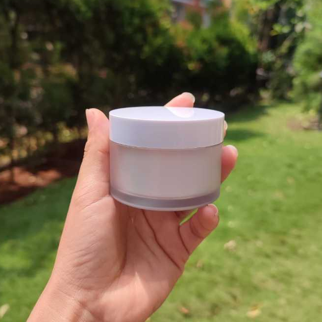 Jual Pot Cream Skincare 50ml Pot Double Layer Skincare Kosmetik Pot ...