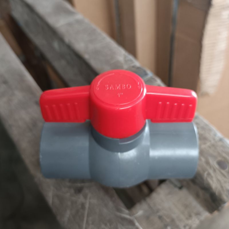 Jual Stop Kran Sambo 1" Inch / Ball Valve 1" Inch PVC | Shopee Indonesia