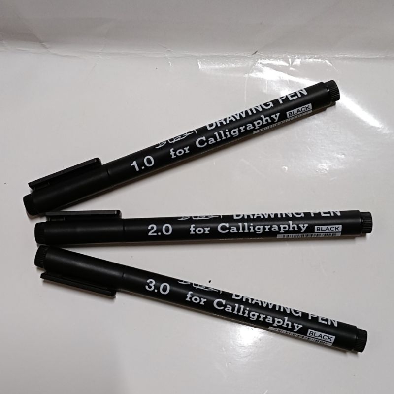 Jual pulpen kaligrafi/ drawing pen snowman hitam (1 pc) | Shopee Indonesia