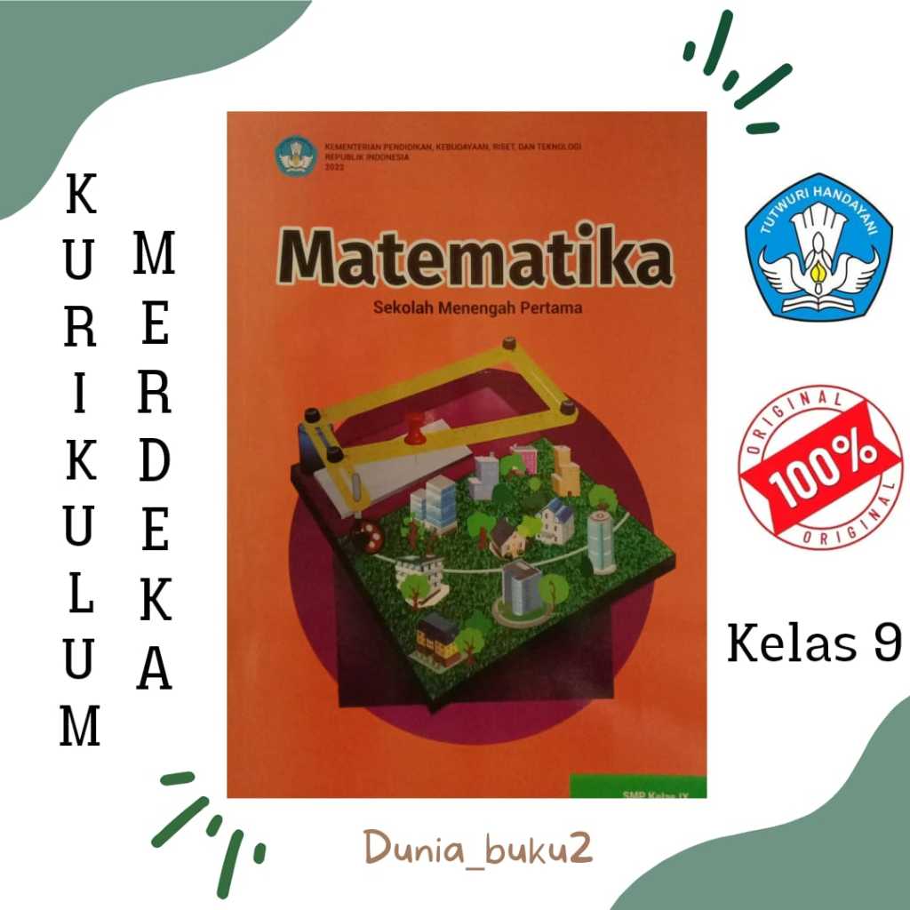 Jual BUKU SISWA MATEMATIKA KURIKULUM PENGGERAK-MERDEKA KELAS 9 SMP/MTS | Shopee Indonesia