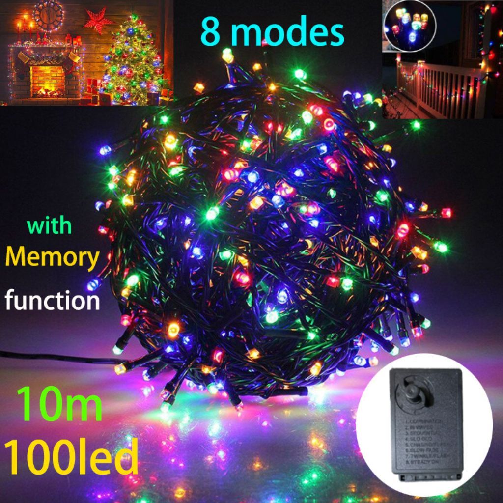 Jual Lampu Hias Tumblr 10Meter / 100 Led String Light Outdoor ...