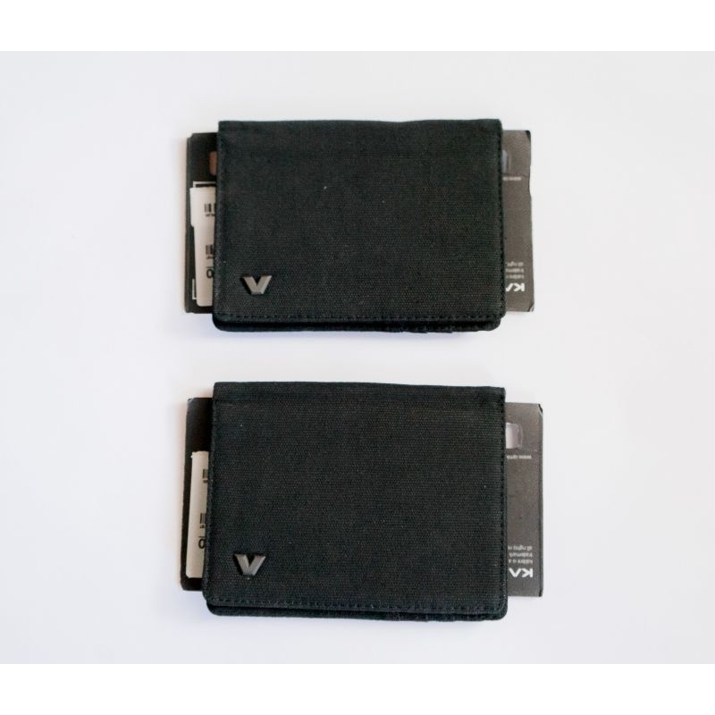 Jual Dompet Kalibre Bahan Kanvas Hitam | Shopee Indonesia