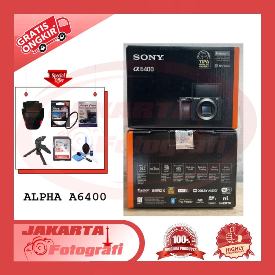 Jual Sony Alpha A6400 Kit 16-50mm F3.5-5.6 OSS - Sony Alpha 6400 ...