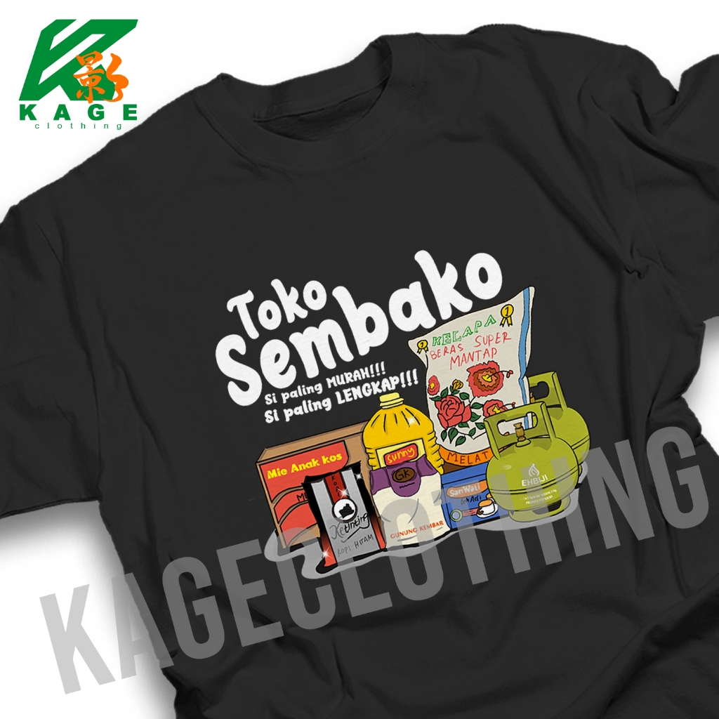 Jual Kaos TOKO SEMBAKO WARUNG Tshirt baju distro cotton combed 30s ...