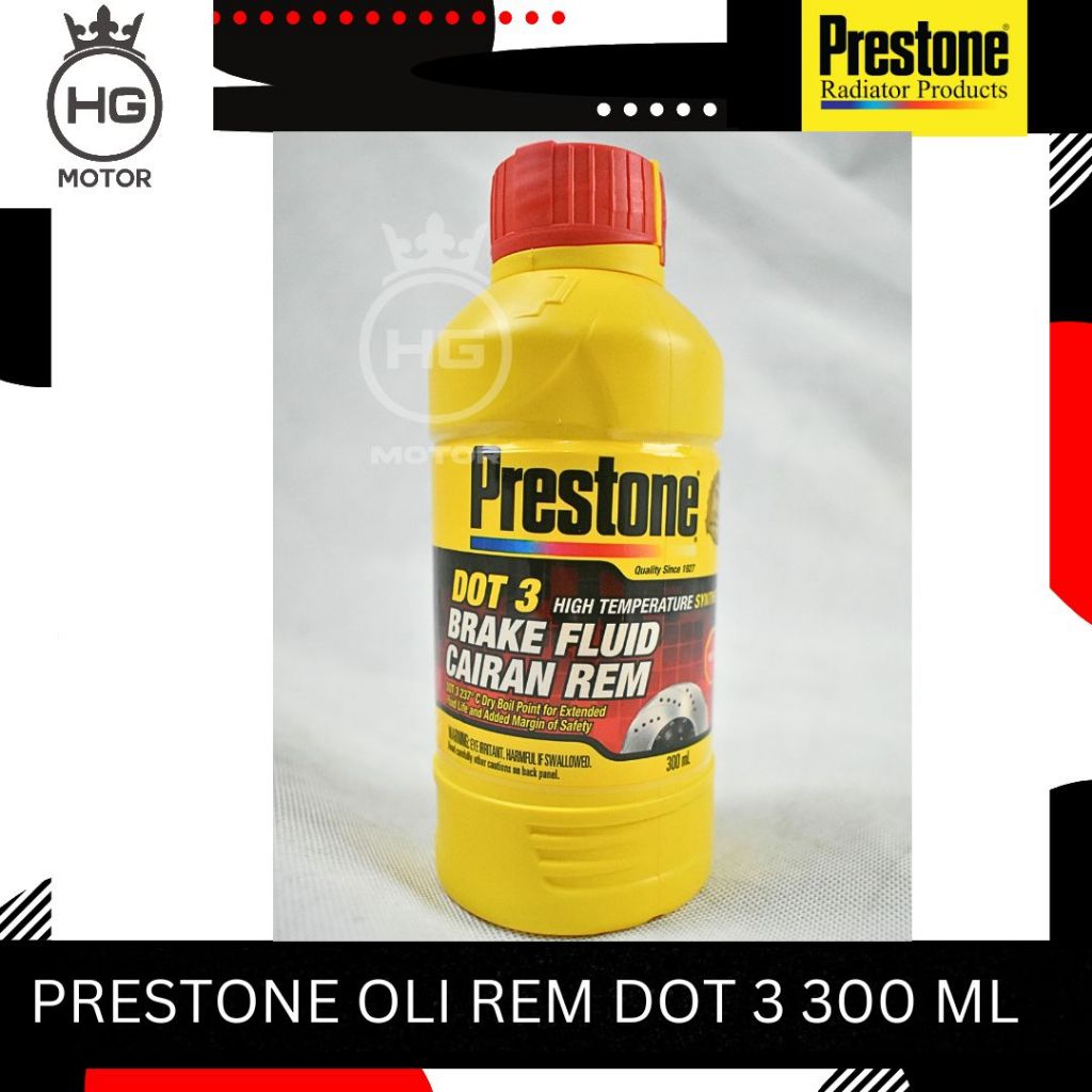 Jual OLI REM MINYAK REM PRESTONE DOT 3 300 ML MERAH | Shopee Indonesia