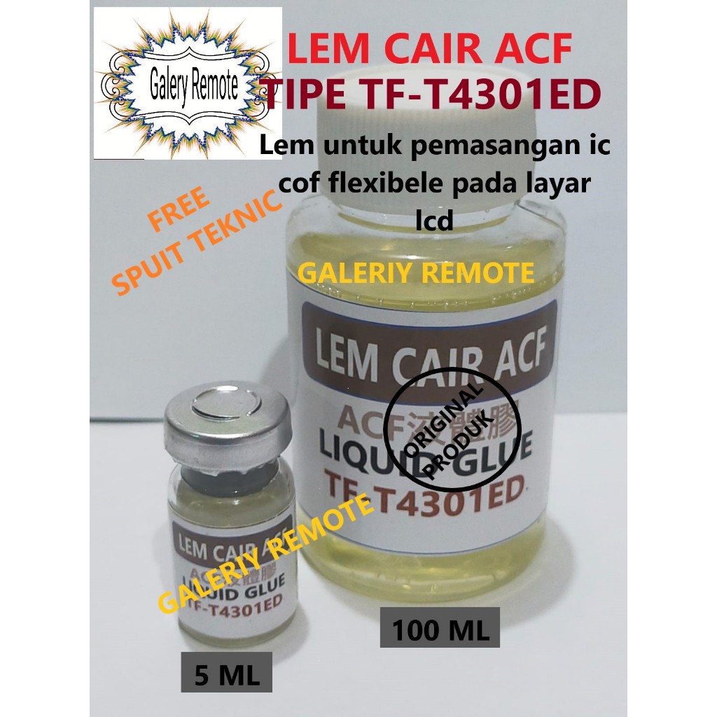 Jual lem cair atau lem acf cof ke panel tv LCD MONITOR HP TABLET ...