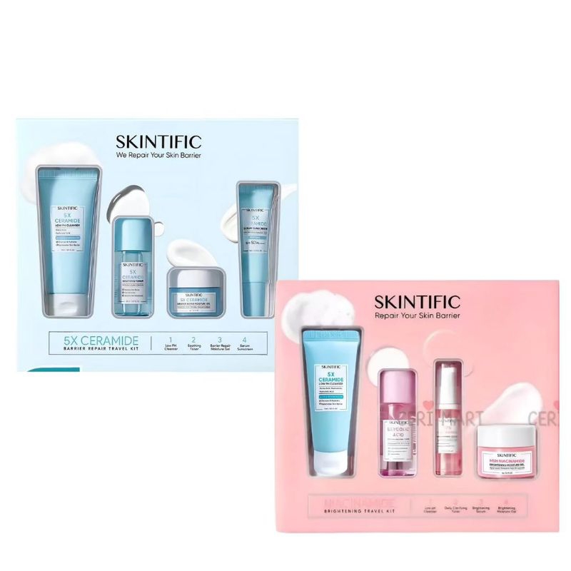 Jual SKINTIFIC Travel Kit Trial Kit 5X Ceramide & Niacinamide - Mini ...