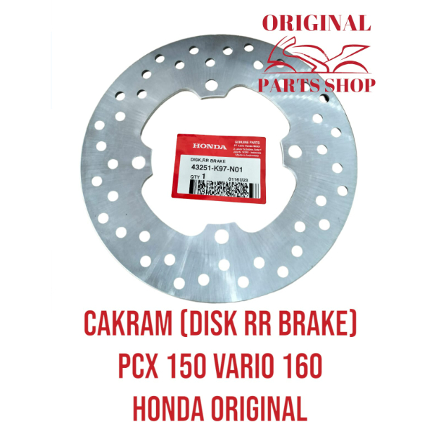 Jual PIRING PIRINGAN CAKRAM BELAKANG DISK BRAKE PCX 150 VARIO 160 HONDA ...