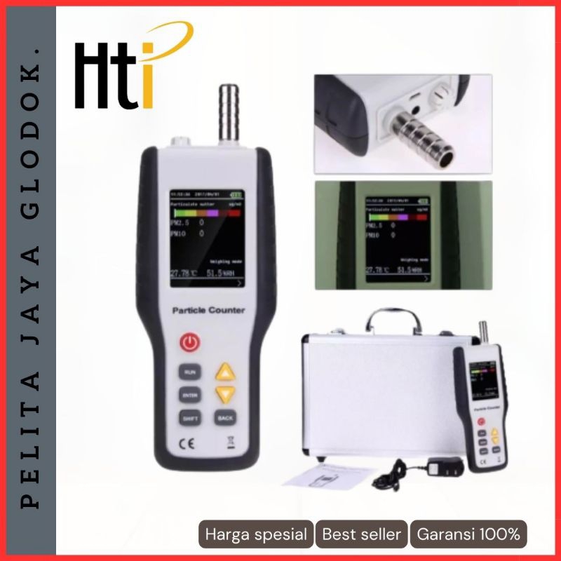 Jual Particle Counter HT9600 PM2.5 Detector HT-9600 HTI Tester HT 9600 ...