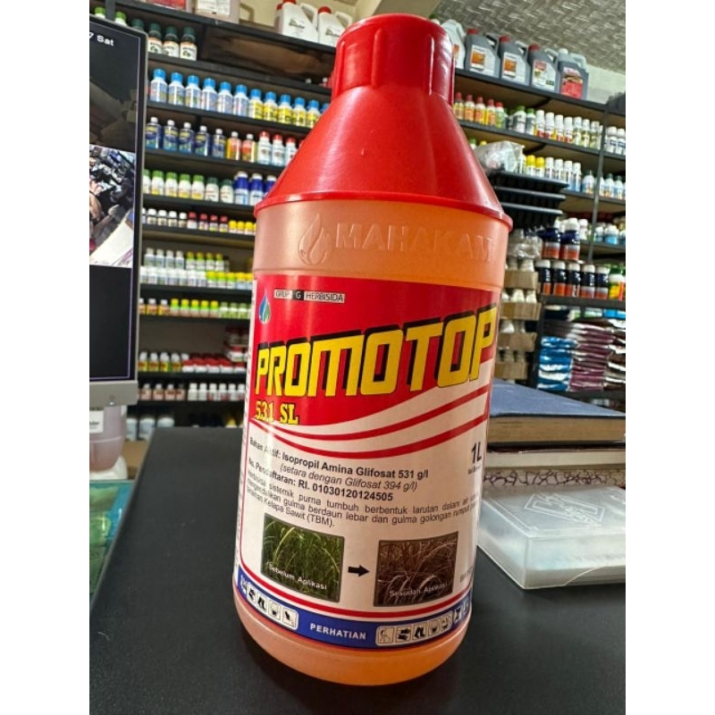 Jual HERBISIDA PROMOTOP 531SL, isi 1ltr | Shopee Indonesia
