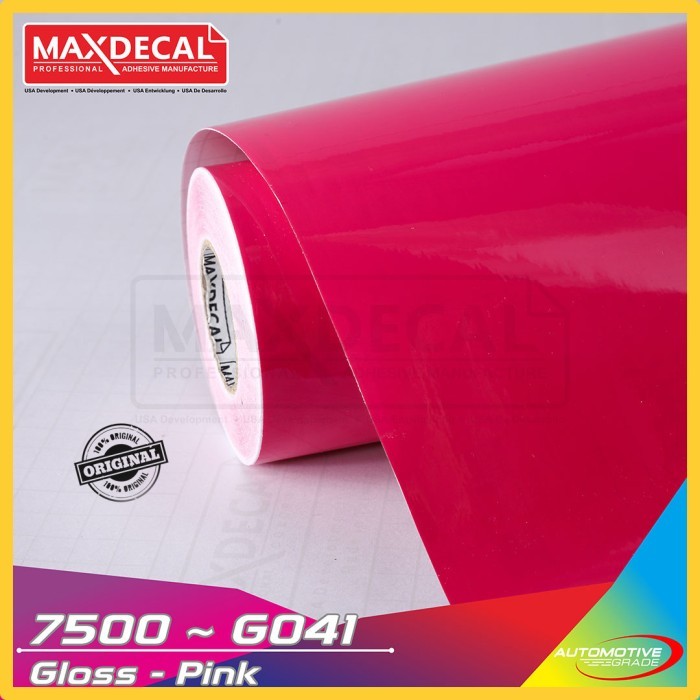 Jual Stiker Sticker Meter MAXDECAL Glossy pink 7500-G041 Stiker Metelic ...