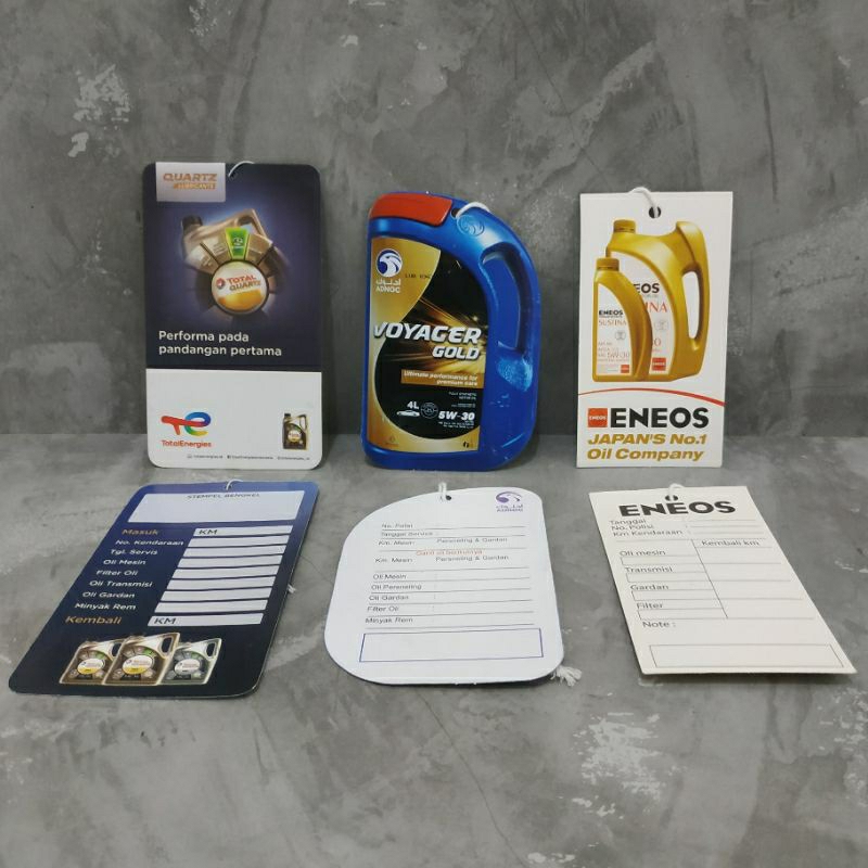 Jual KARTU SERVIS BERKALA | KARTU GANTI OLI | Shopee Indonesia