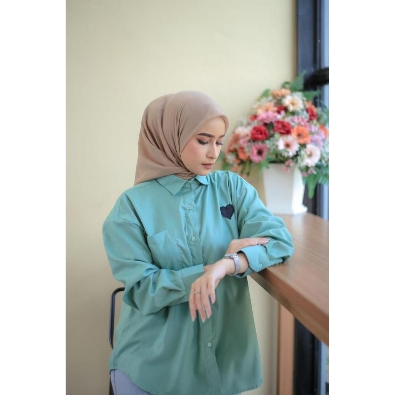 Jual KEMEJA POLOS SIMPEL ~MERINA GALLERY | Shopee Indonesia