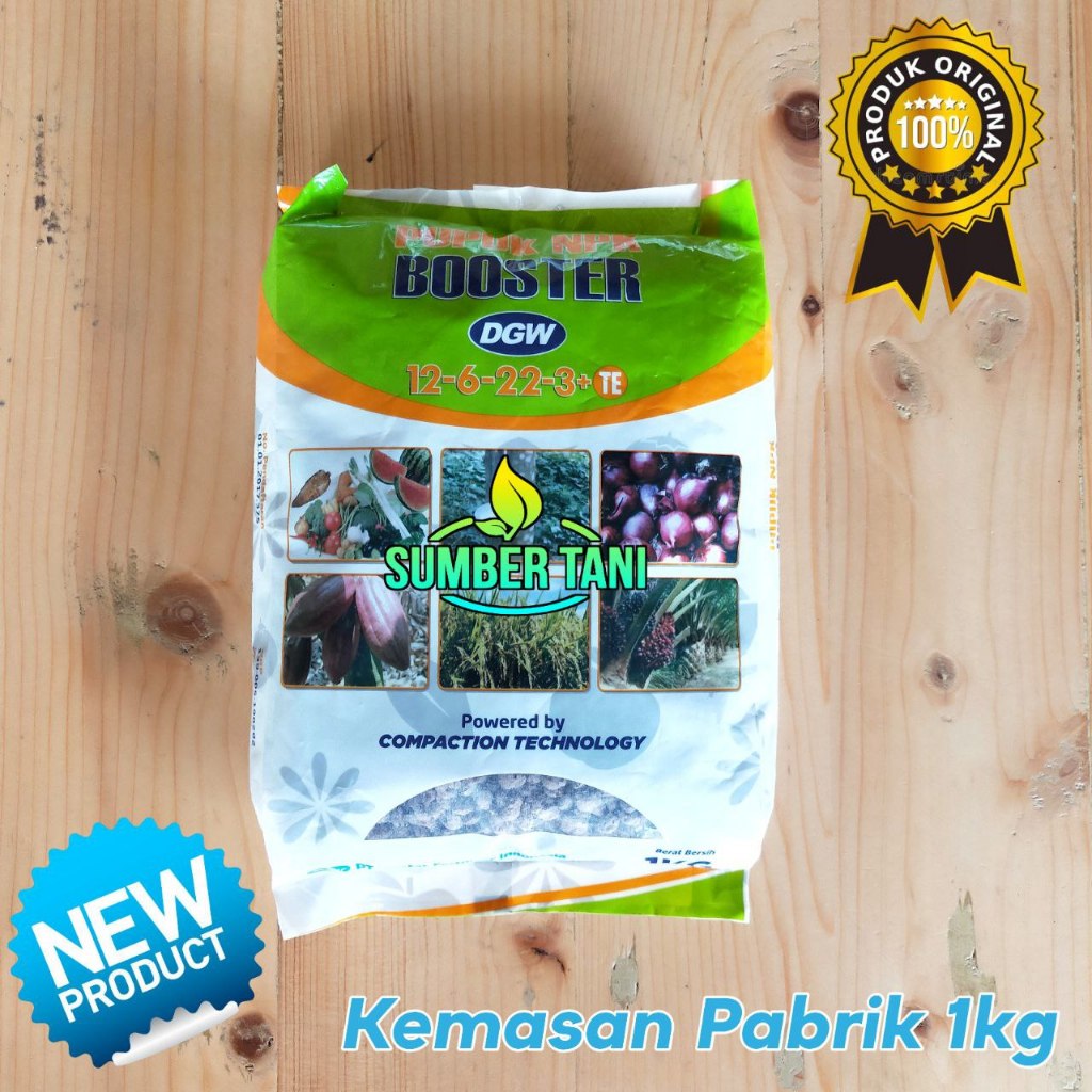 Jual Pupuk Buah DGW BOOSTER- Pupuk NPK 12 6 22 3 +TE BOOSTER 1 kg ...