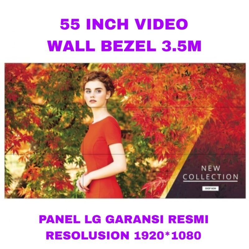 Jual GROSIR TV VIDEO WALL 55 INCH BEZEL 3.5MM PANEL LG GARANSI RESMI ...