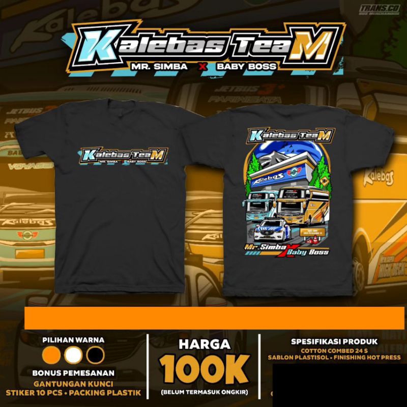 Jual kaos bis artis"KALEBAS TEAM"TERLARIS | Shopee Indonesia