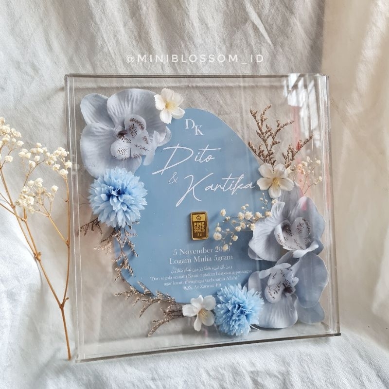 Jual NOMA Bingkai Mahar Akrilik / Mahar Minimalis / Mahar Pernikahan ...