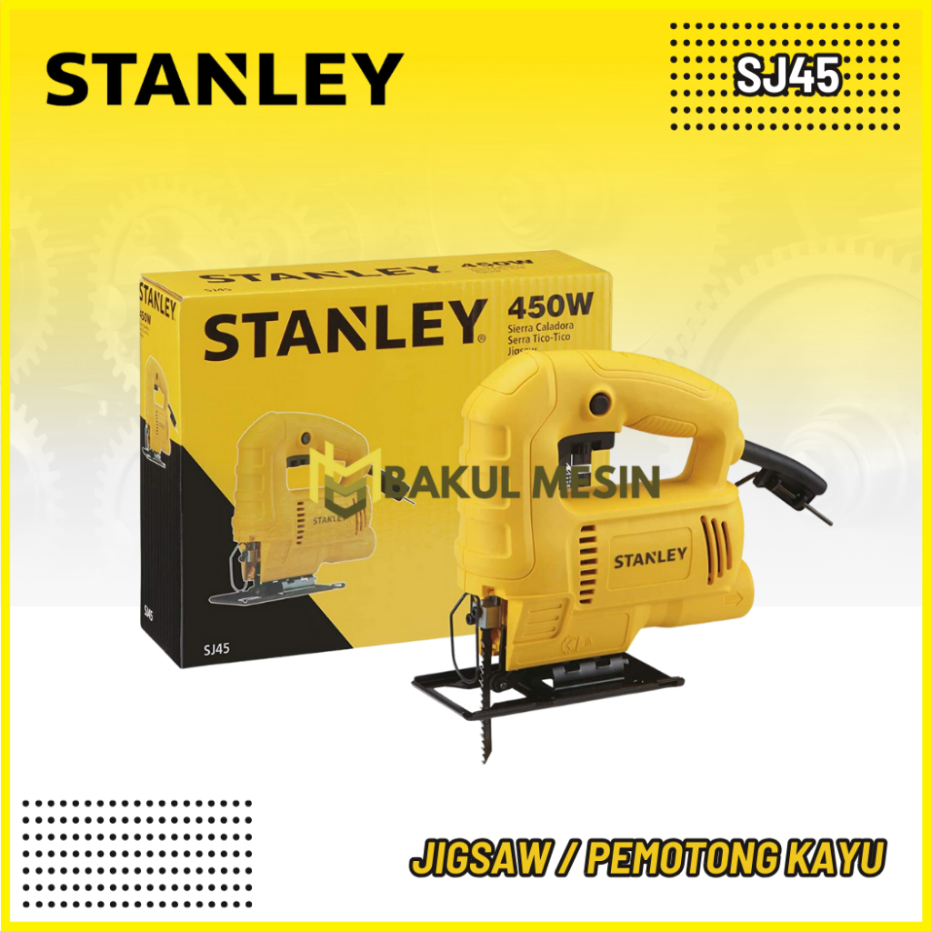 Jual STANLEY SJ45 Jigsaw Pemotong Kayu Listrik 450Watt SJ 45 | Shopee ...