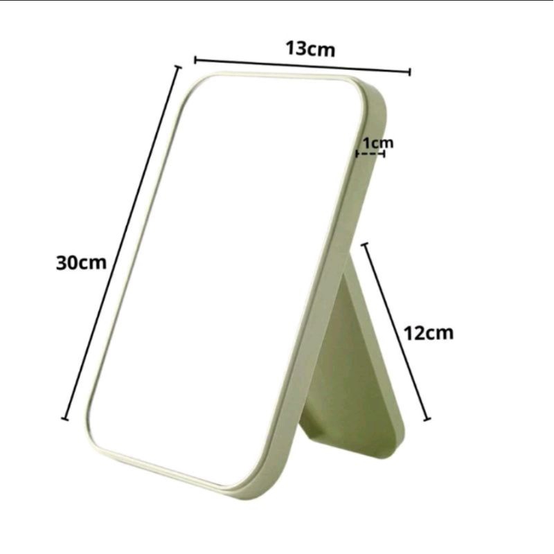 Jual Cermin Lipat Persegi Portable Beauty Mirror kaca rias. ready warna ...