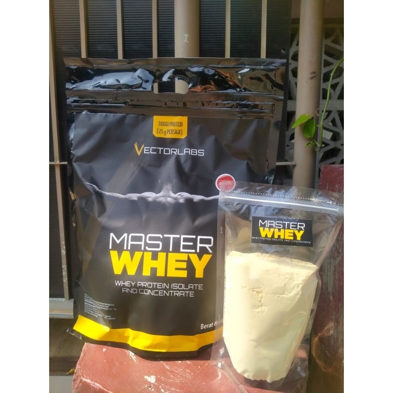 Jual Vectorlabs Master Whey Protein Isolate Blend ecer 1lbs / 450 gram ...