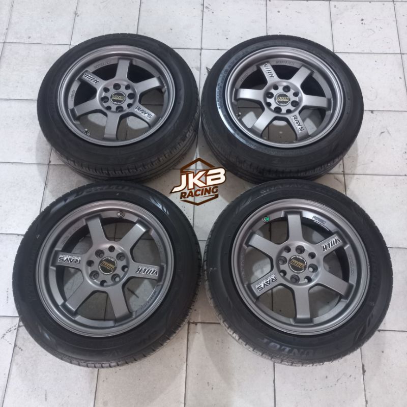 Jual VELG VOLK RAYS TE37 RING 16X7 PCD 8X100-114.3 + BAN 185/60 R16 ...
