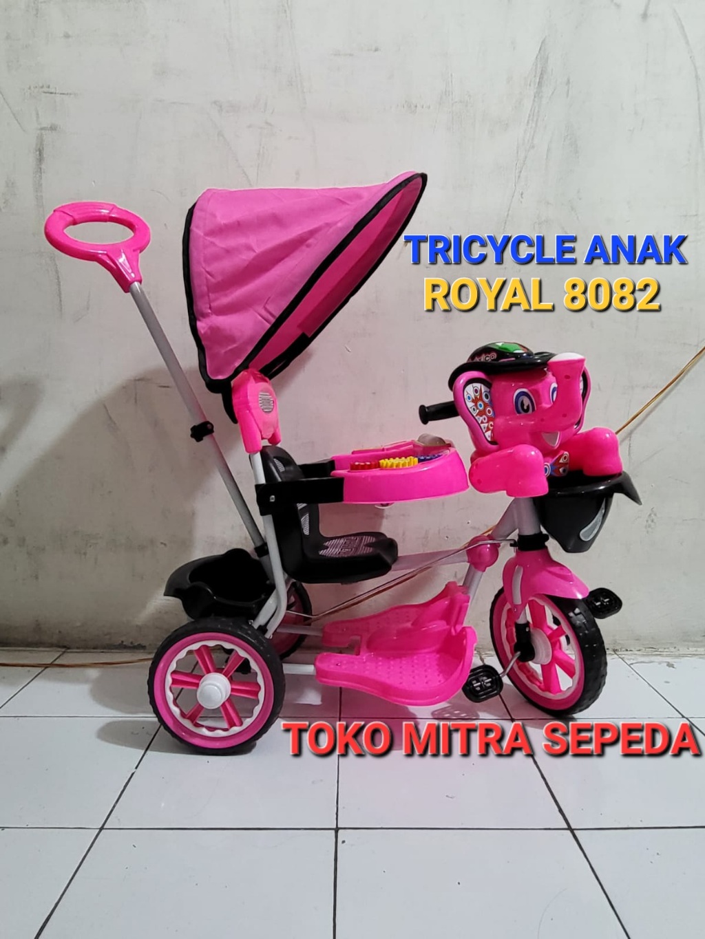Jual Sepeda Anak Roda 3 Royal 8082 Stroller Gajah | Shopee Indonesia