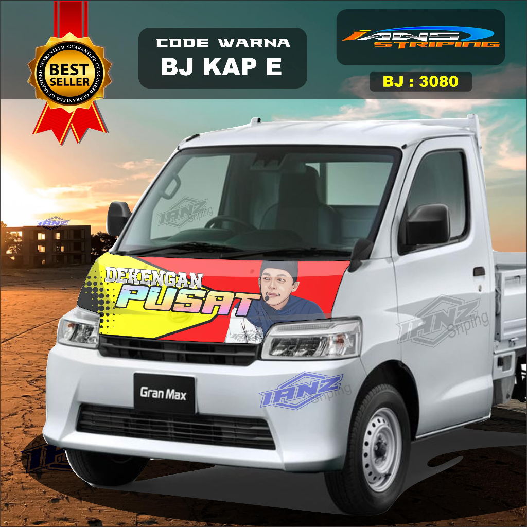 Jual BJ 3080-STICKER DECAL KAP DEPAN SEMUA JENIS PICK UP-STIKER DECAL ...