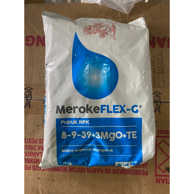 Jual Pupuk npk meroke flex-g flex g kemasan pabrik 1kg | Shopee Indonesia