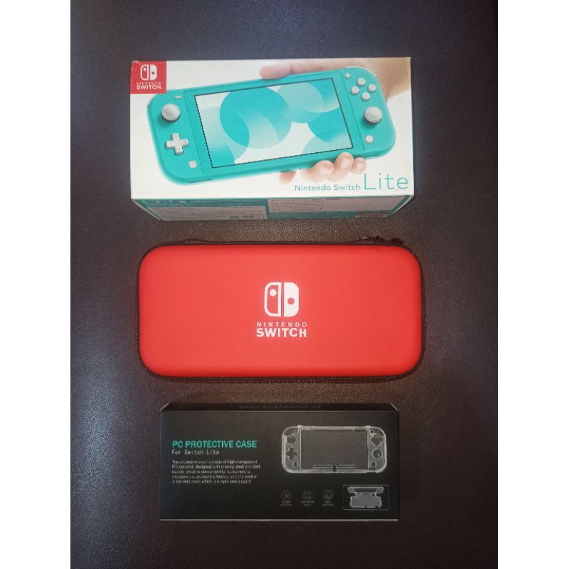 Jual CONSOLE NINTENDO SWITCH LITE MESIN TURQUOISE REG LUAR BUNDLE ...