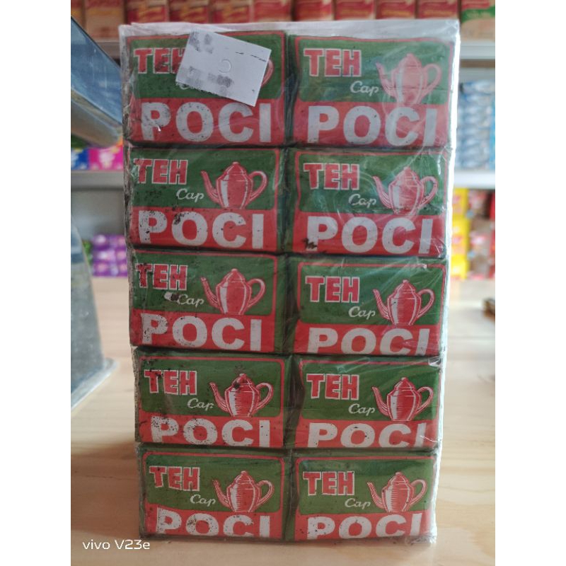 Jual [1 PACK] Teh Cap POCI 1 Pack Isi 50 bungkus / Teh bubuk | Shopee ...