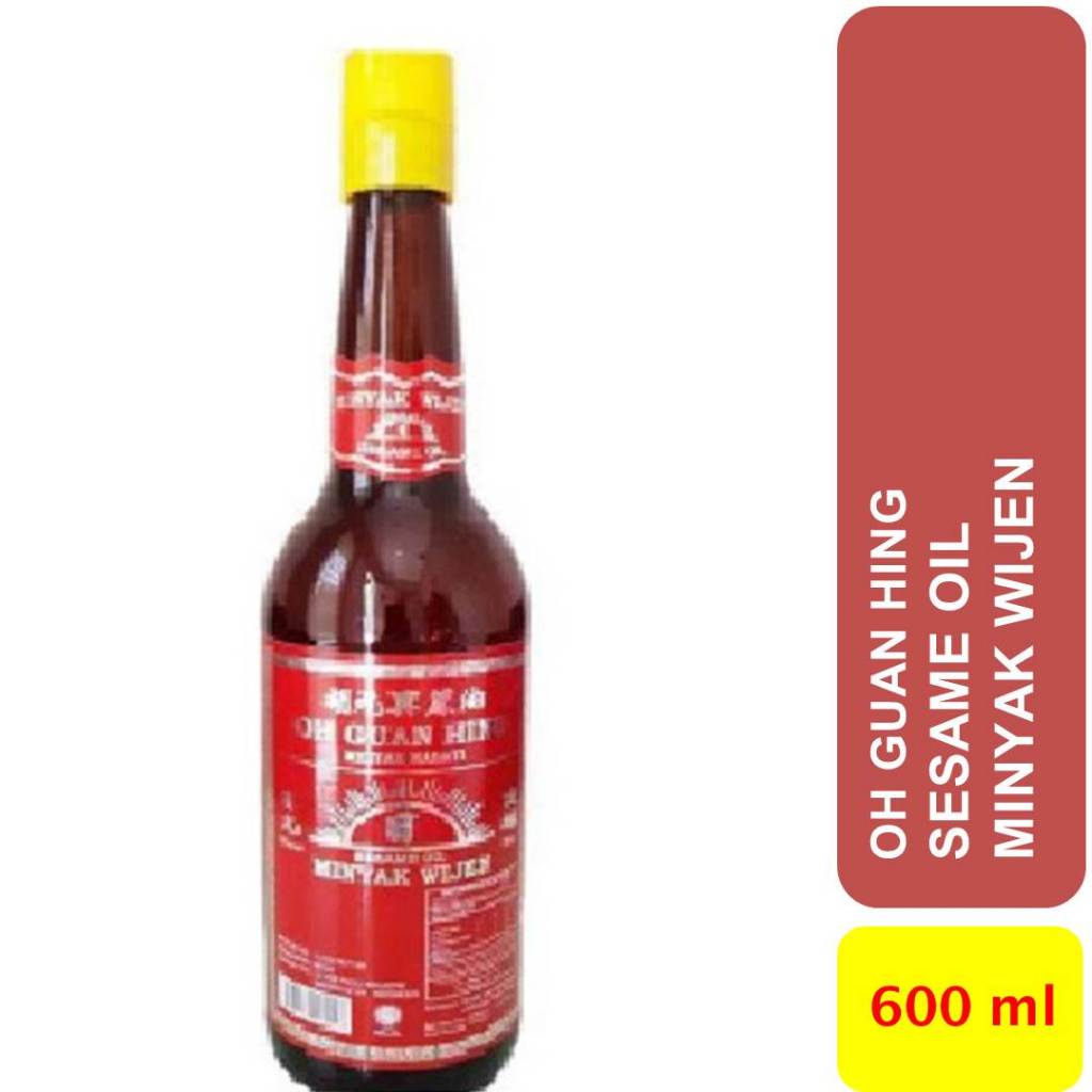 Jual Minyak Wijen Sesame Oil kemasan Botol 600 ml merk OH GUAN HING ...