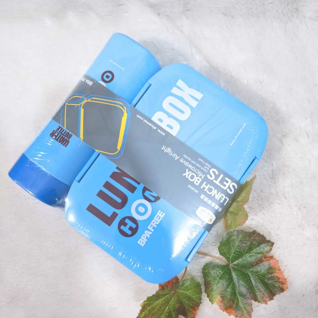 Jual Lunch Box HOMIO KOTAK + Thumbler Botol Plastik Import | Shopee ...