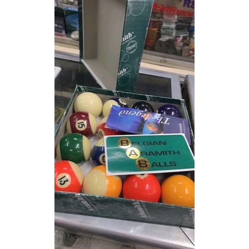 Jual bola billiard biliar bilyard billiar aramith belgia ori | Shopee ...